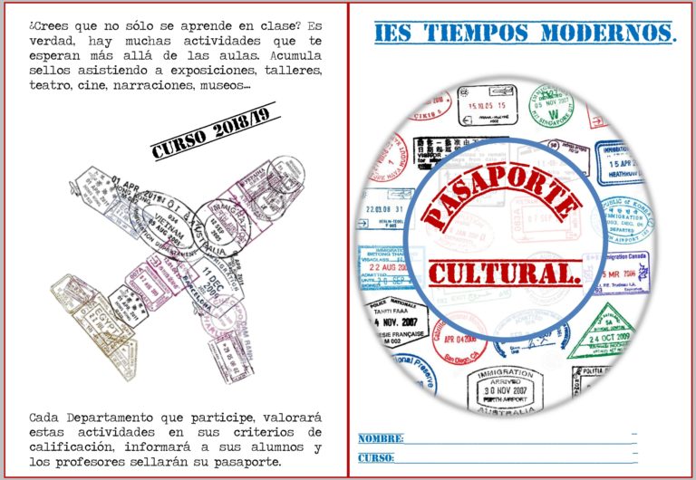 Pasaporte Cultural – IES Tiempos Modernos